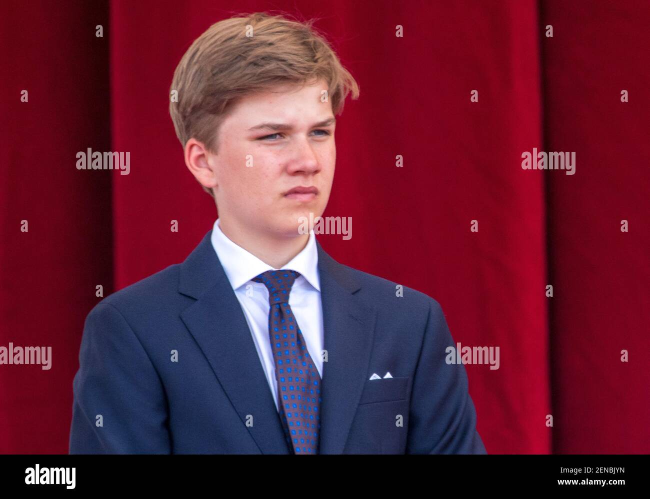Prince Gabriel attending Belgian National Day 2019 in Brussels, Belgium ...