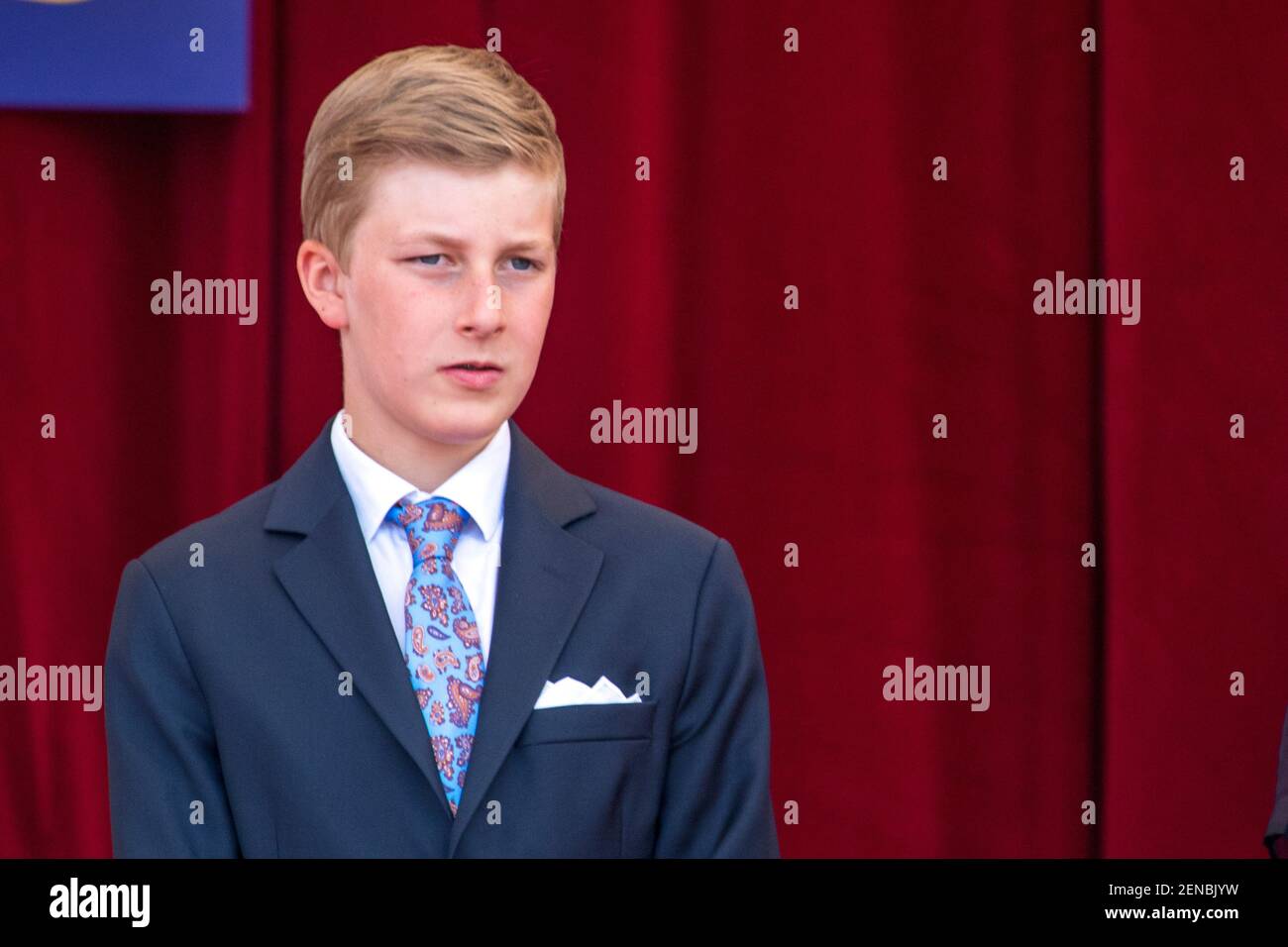 Prince Emmanuel attending Belgian National Day 2019 in Brussels ...