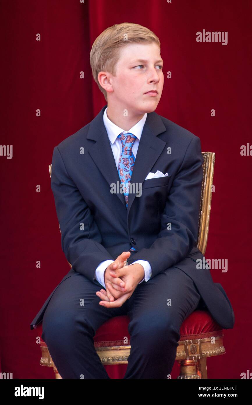Prince Emmanuel attending Belgian National Day 2019 in Brussels ...