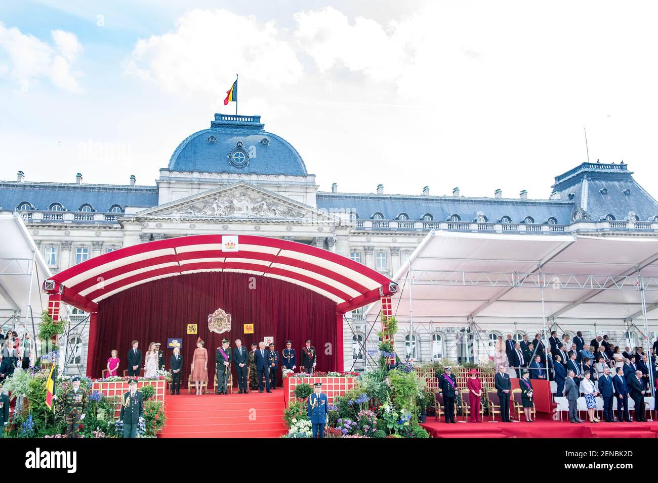 The Belgian Royals, King Philippe and Queen Mathilde with their ...