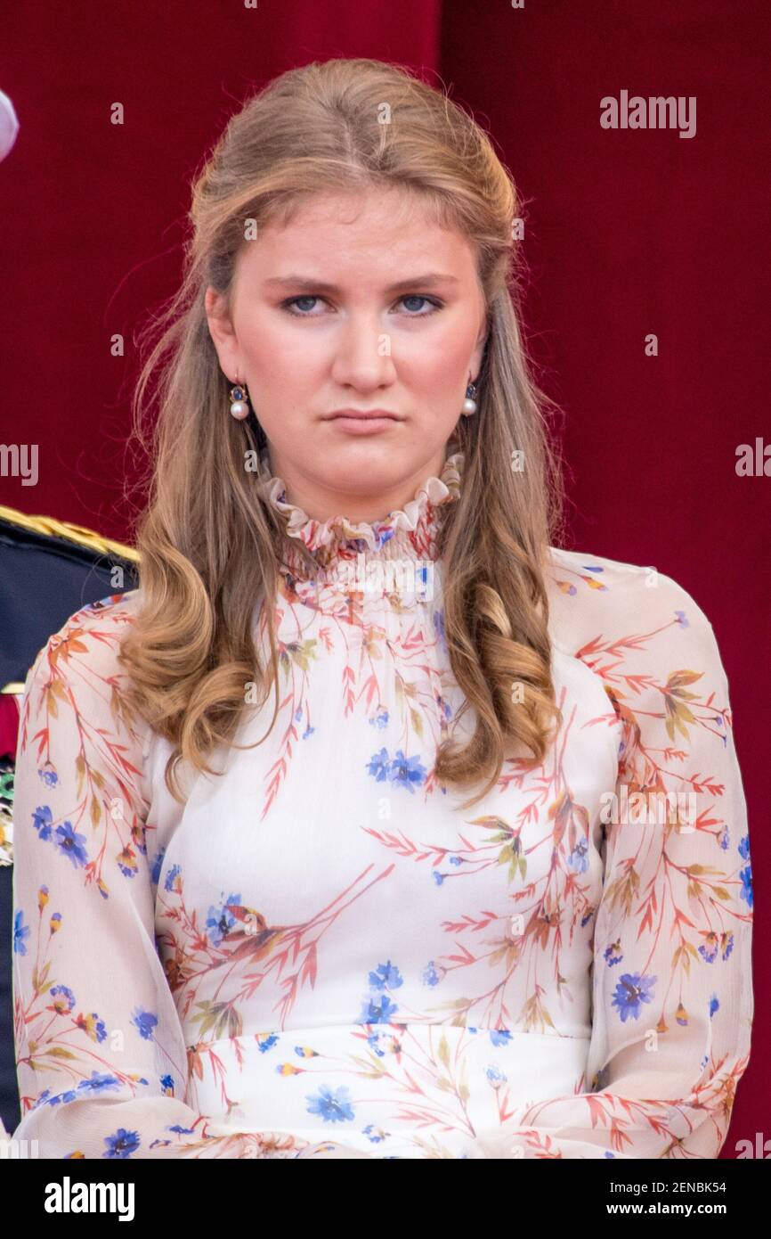 Princess Elisabeth attending Belgian National Day 2019 in Brussels ...