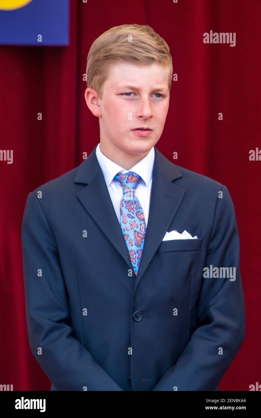 Prince Emmanuel attending Belgian National Day 2019 in Brussels ...