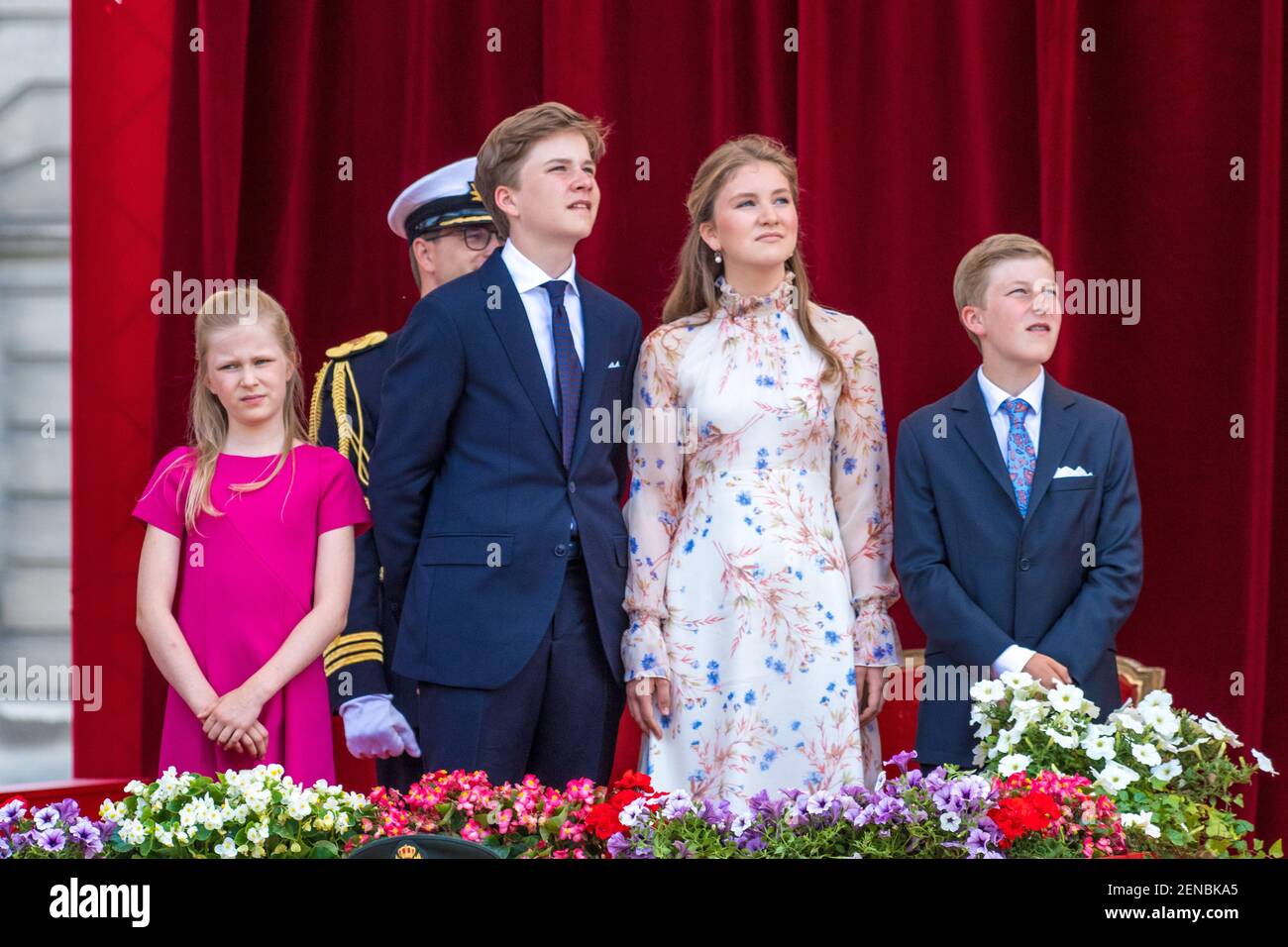 Princess Elisabeth, Prince Gabriel, Prince Emmanuel and Princess ...