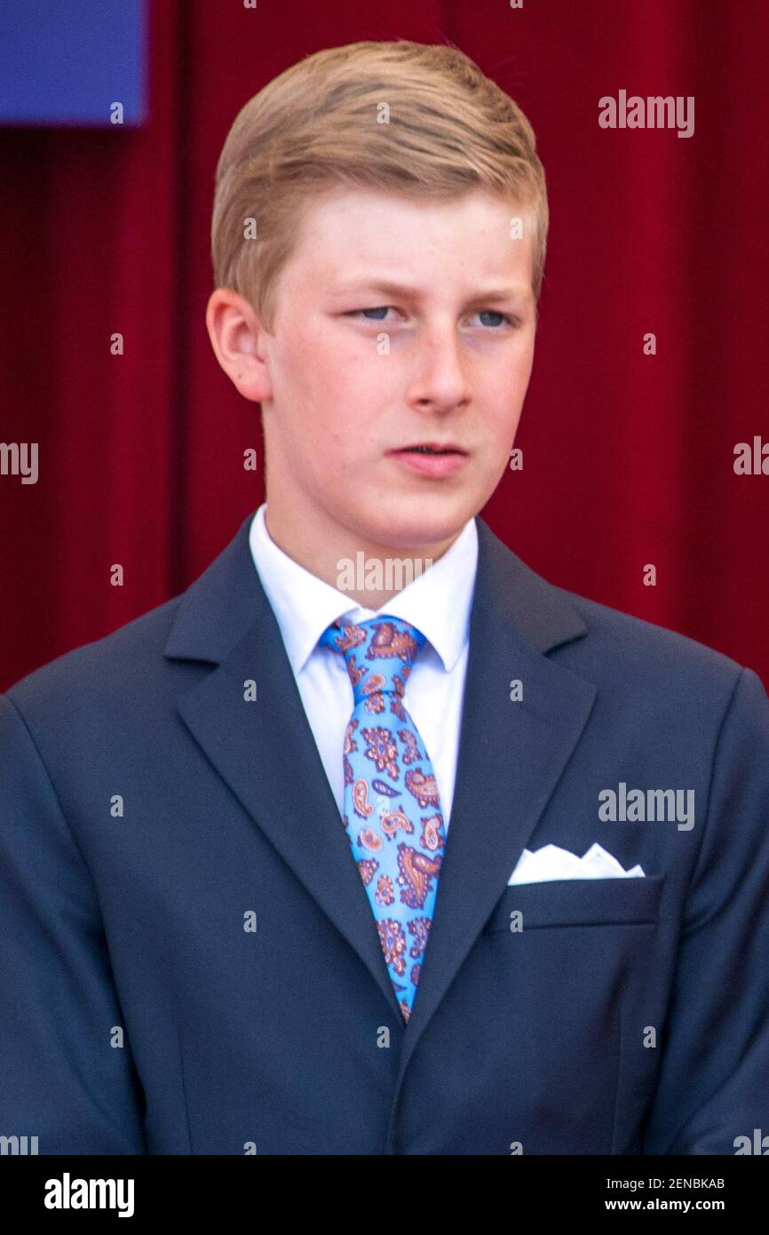 Prince Emmanuel attending Belgian National Day 2019 in Brussels ...