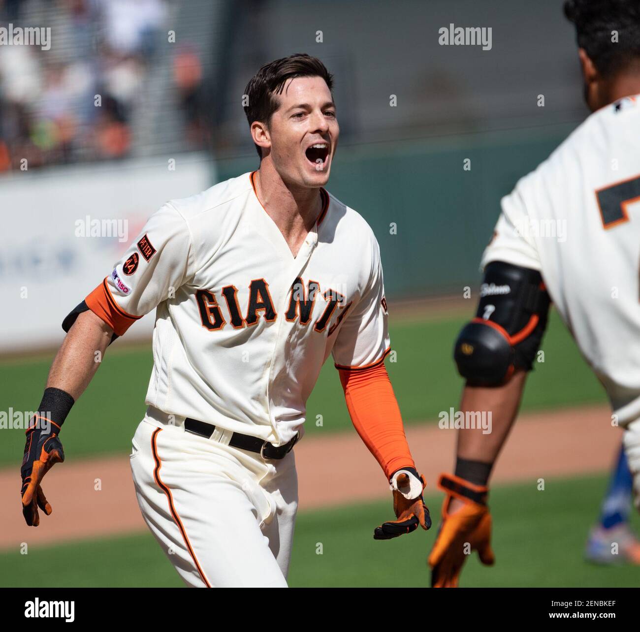July 21, 2019: San Francisco Giants right fielder Mike Yastrzemski (5 ...