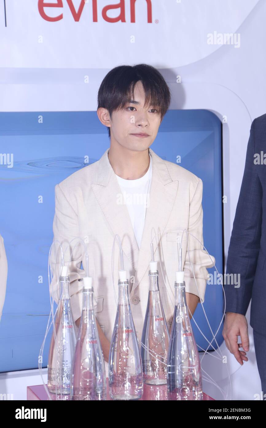 Jackson Yee or Yi Yangqianxi, center, of Chinese boy group TFBoys ...