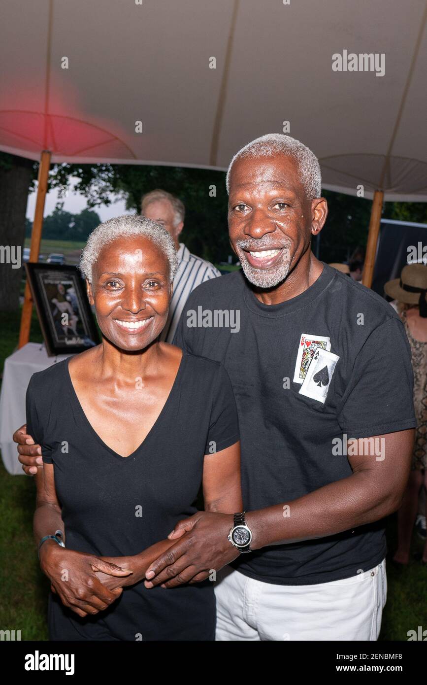 B. Smith and Dan Gasby attend the St Barth Hamptons Gala 2019 - Hosted ...
