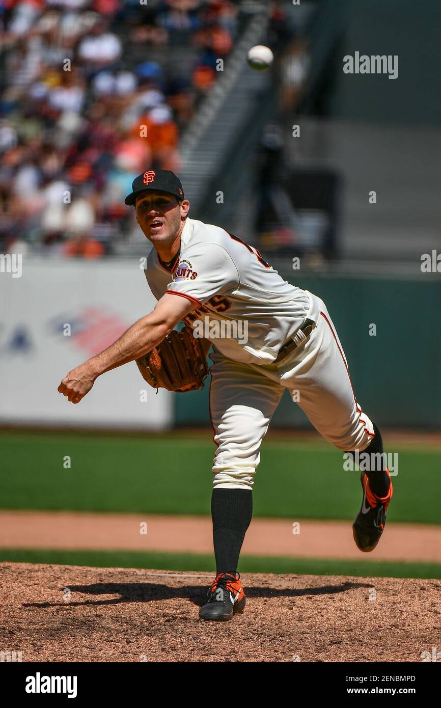 July 20, 2019: San Francisco Giants starting pitcher Ty Blach (50) in ...