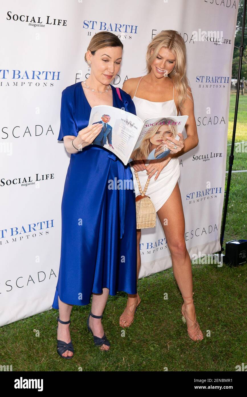 Devorah Rose and Charlotte McKinney attend the St Barth Hamptons Gala ...
