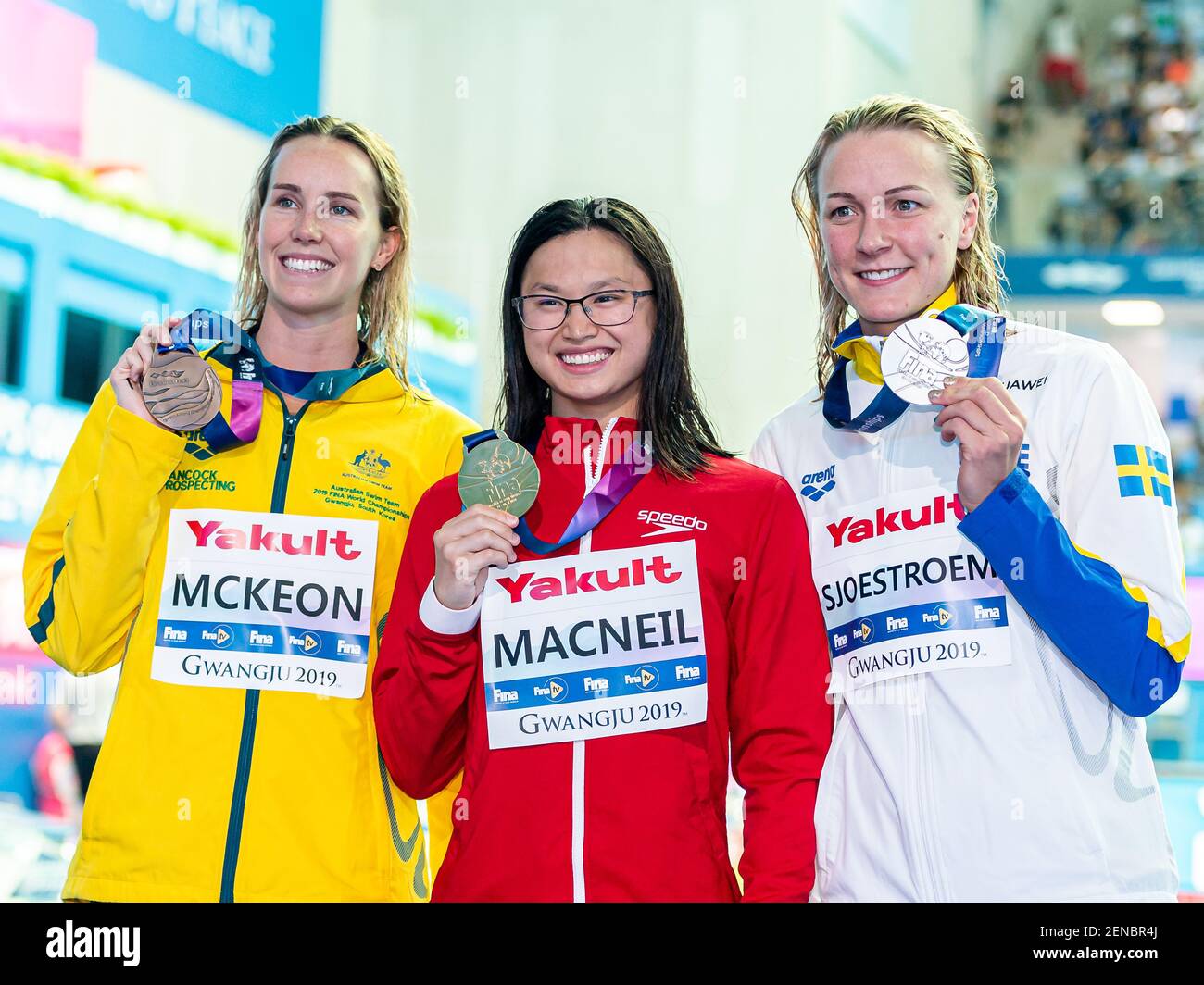 MACNEIL Margaret CAN CANADA Gold Medal, SJOESTROEM Sarah SWE SWEDEN ...