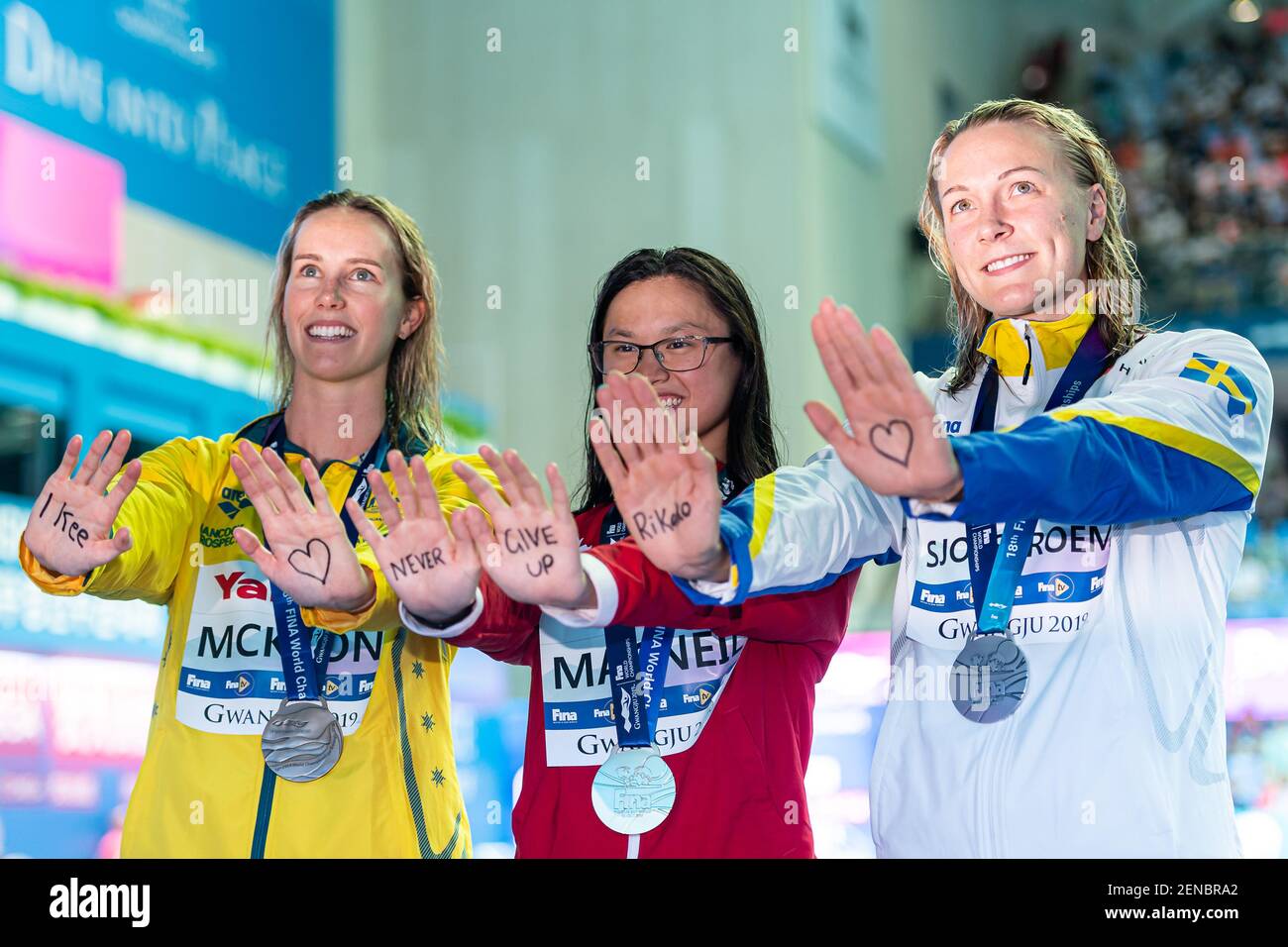 MACNEIL Margaret CAN CANADA Gold Medal, SJOESTROEM Sarah SWE SWEDEN ...