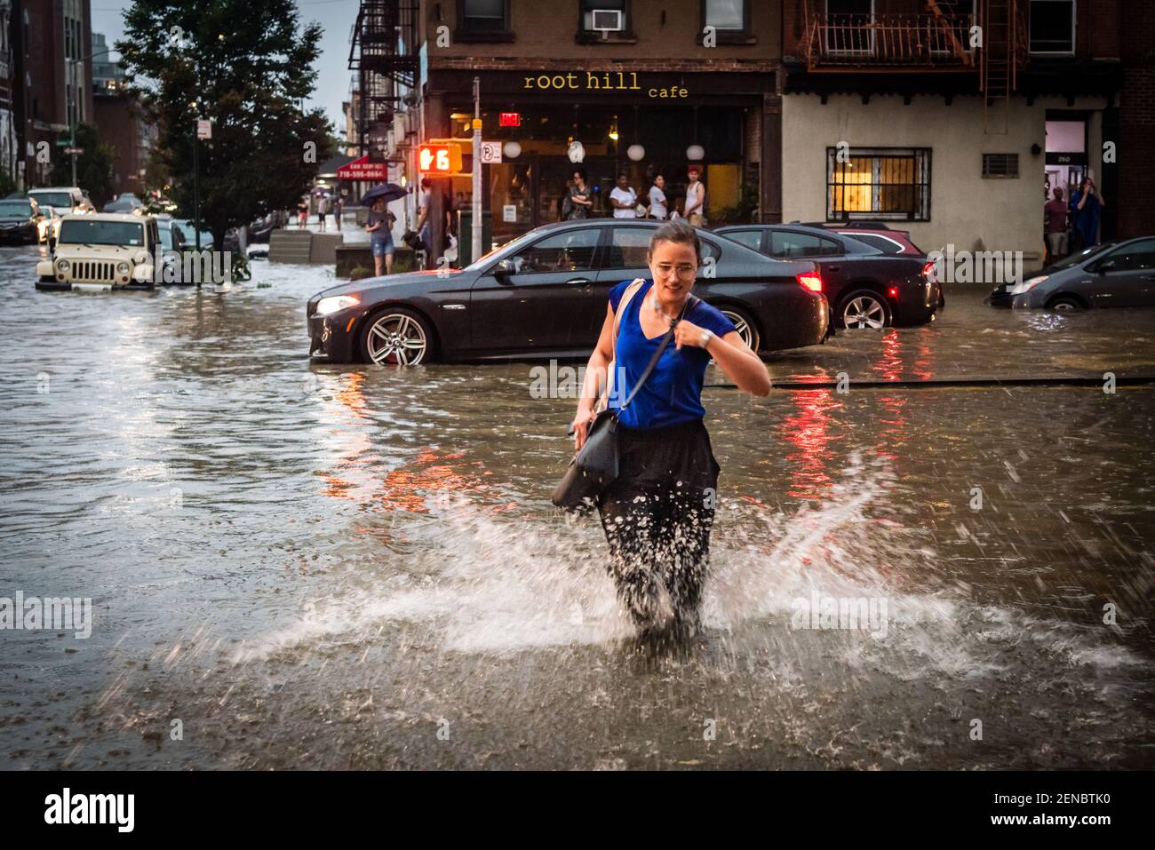 On July 22, 2019 severe weather flooded streets and the subway system ...