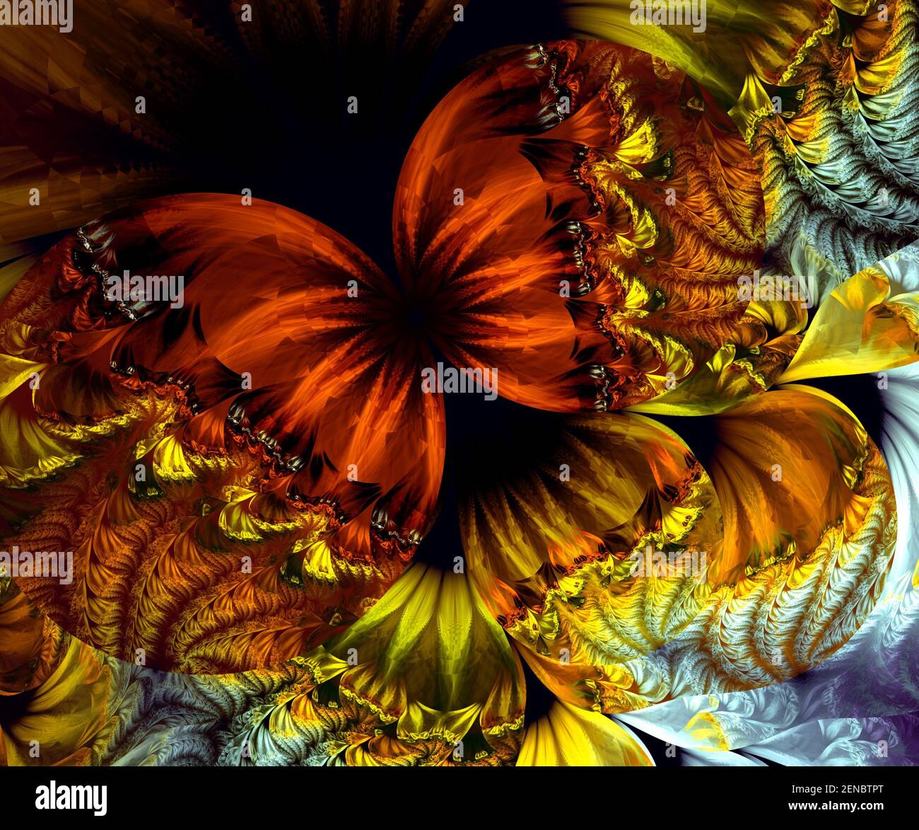 Computer generated fractal artwork for creative art,design and ...