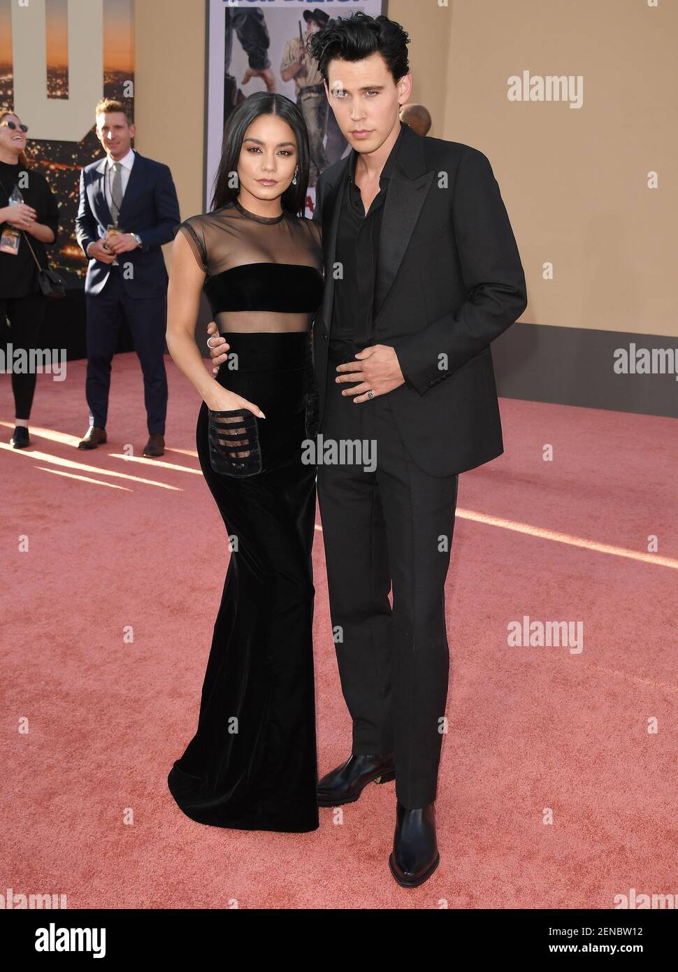 (L-R) Vanessa Hudgens and Austin Butler at the ONCE UPON A TIME...IN ...