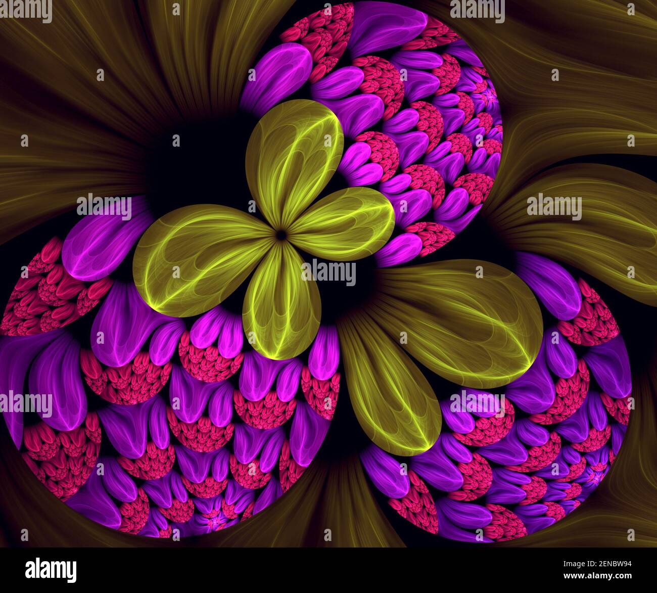 Computer generated fractal artwork for creative art,design and ...