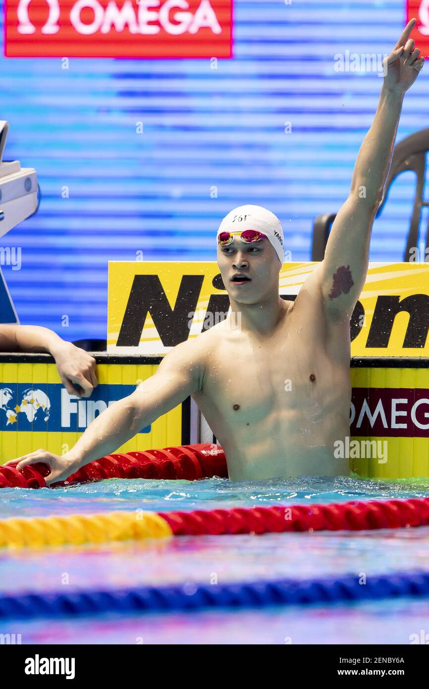 SUN Yang CHN China Gold Medal Gwangju South Korea 23/07/2019 Swimming ...