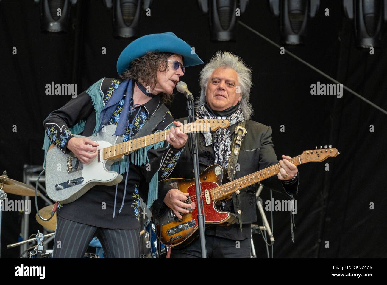 Kenny Vaughan and Marty Stuart of Marty Stuart and The Fabulous Superlatives during the Country ...
