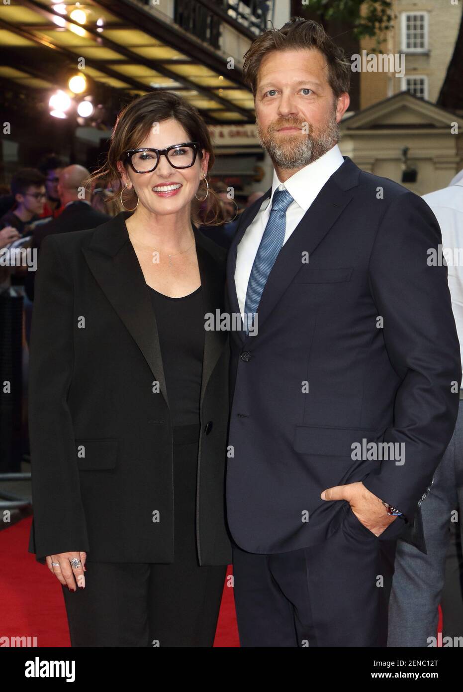 Kelly McCormick and David Leitch at the Fast & Furious: Hobbs & Shaw UK ...