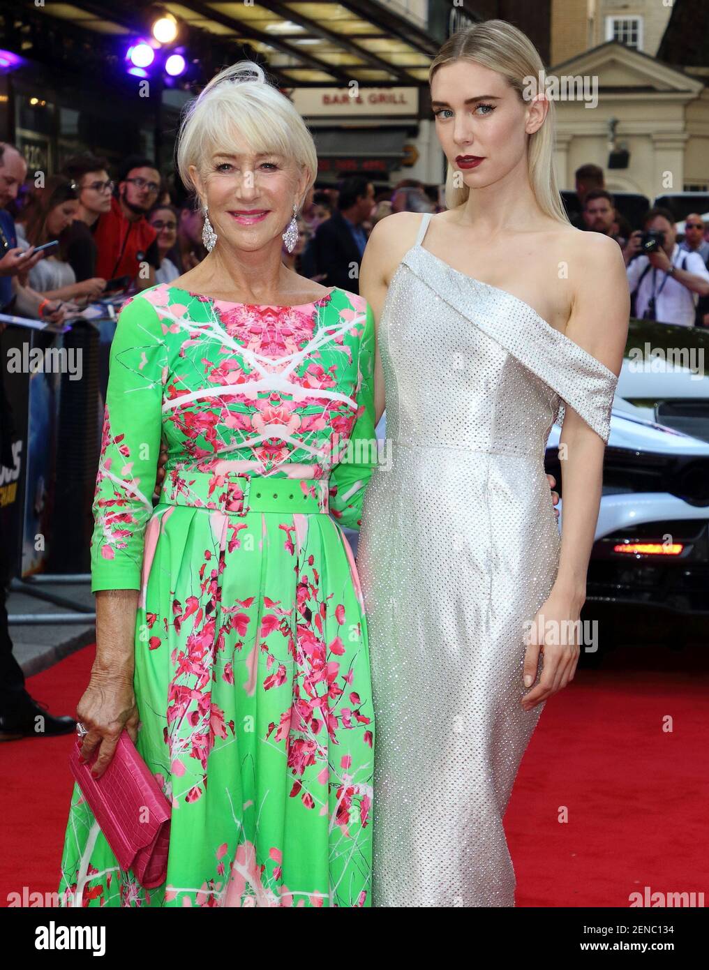 Dame Helen Mirren and Vanessa Kirby at the Fast & Furious: Hobbs & Shaw ...