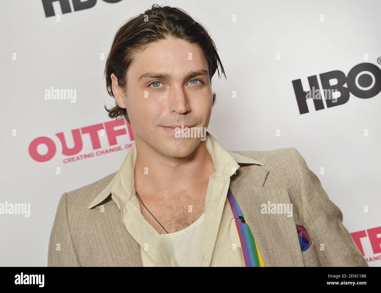 Logan Huffman arrives at the 2019 Outfest Los Angeles LGBTQ Film ...