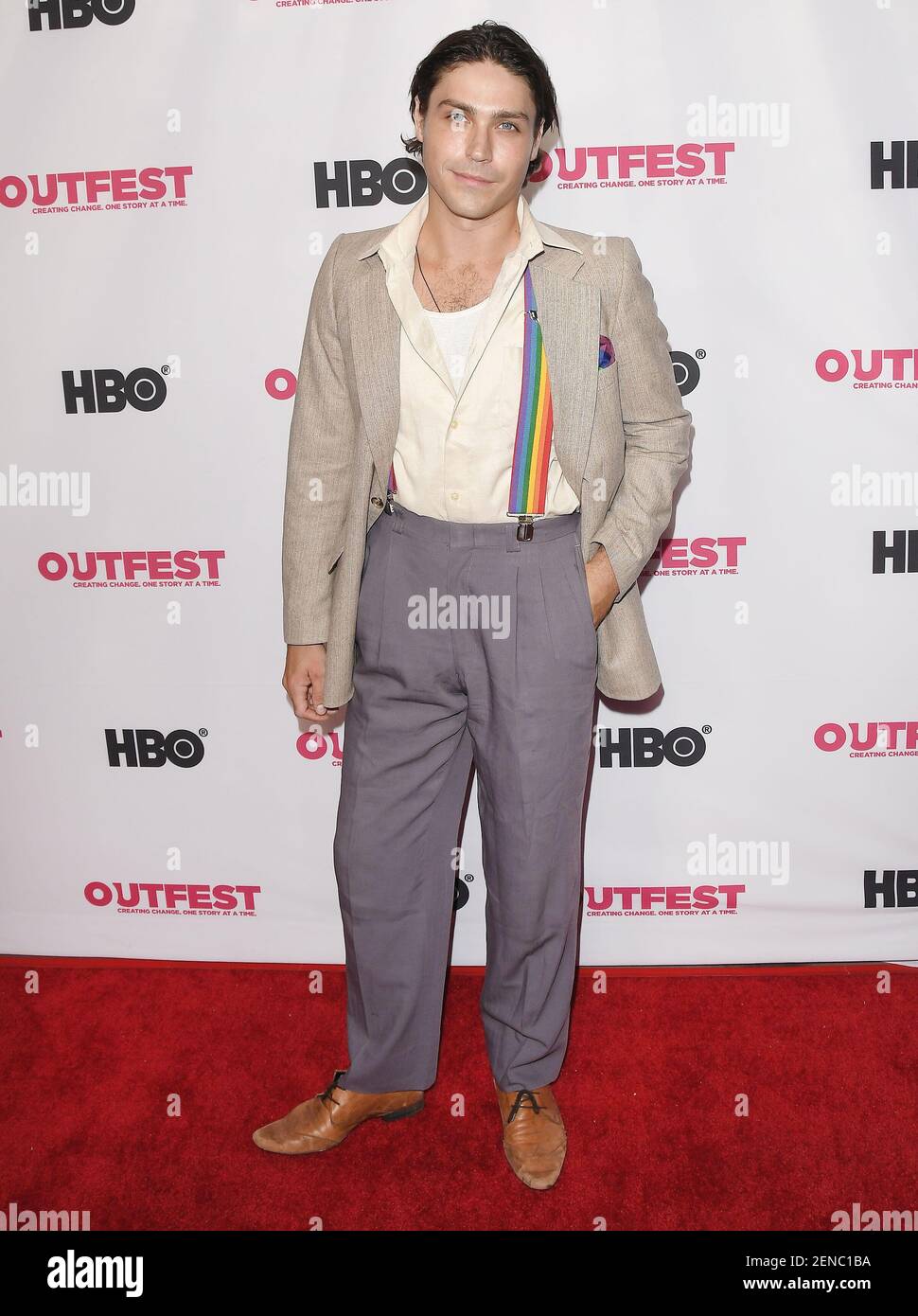 Logan Huffman arrives at the 2019 Outfest Los Angeles LGBTQ Film ...