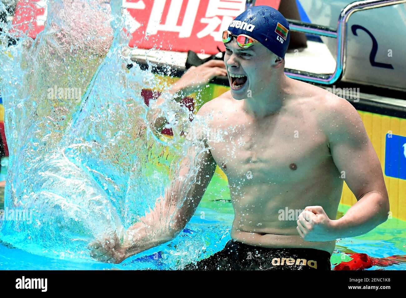 RAPSYS Danas of Lituania celebrates before has been disqualified Men's ...