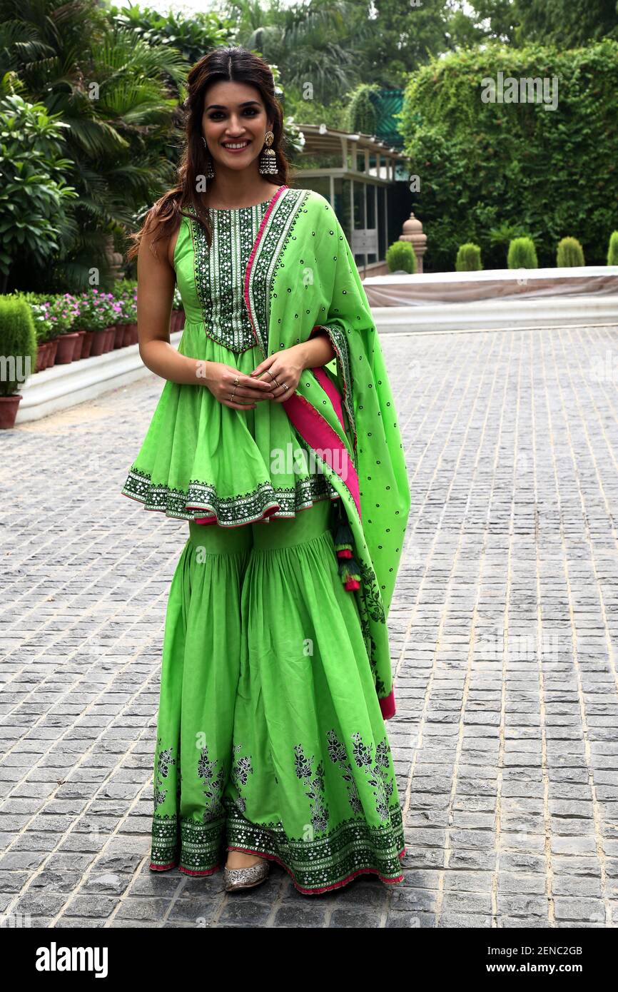 Bollywood Actress Kriti Sanon During The Press Conference For The