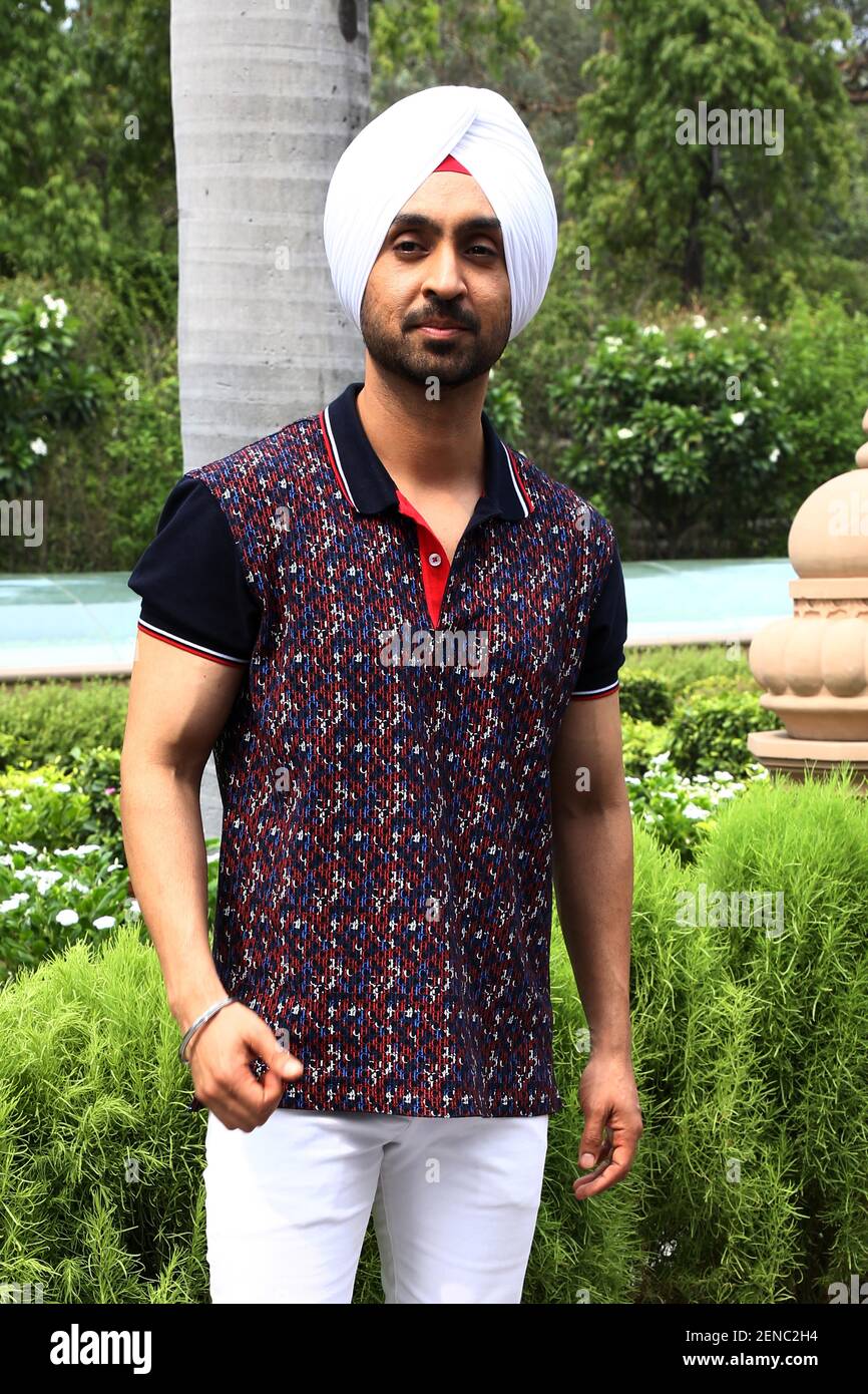 bollywood actor, daljit dosanjh,during the press conference for the ...
