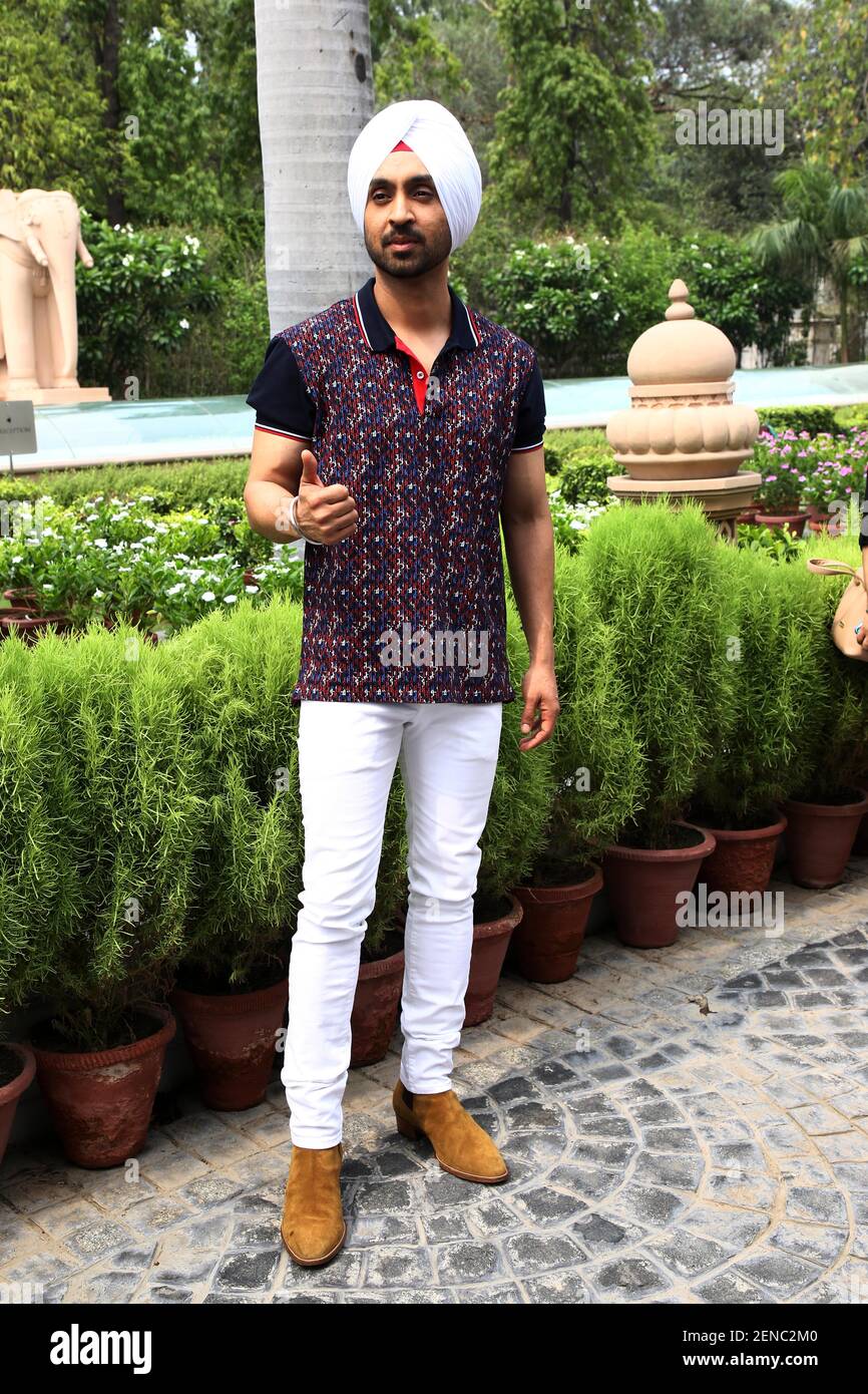bollywood actor, daljit dosanjh,during the press conference for the ...