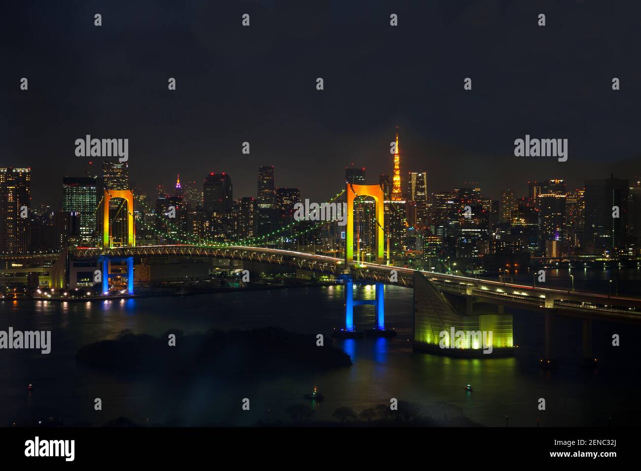 Tokyo, Japan - December 16, 2017 : Cityscape of Tokyo Night view ...