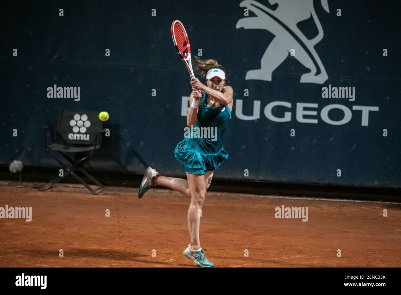 Alizé Cornet during a match of 30° Ladies Open in Palermo. (Photo by ...