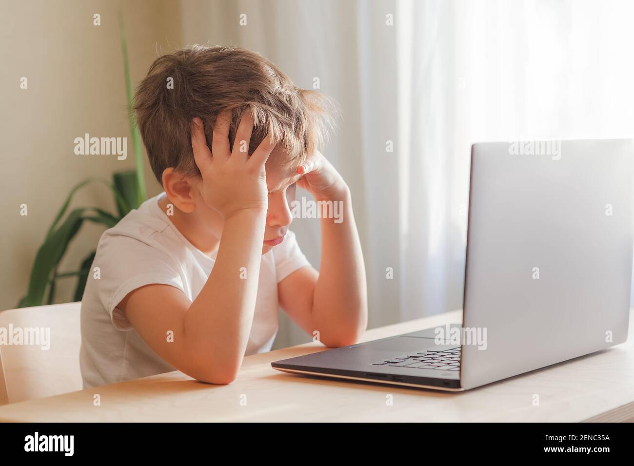 Child Depressed Homework High Resolution Stock Photography and Images ...