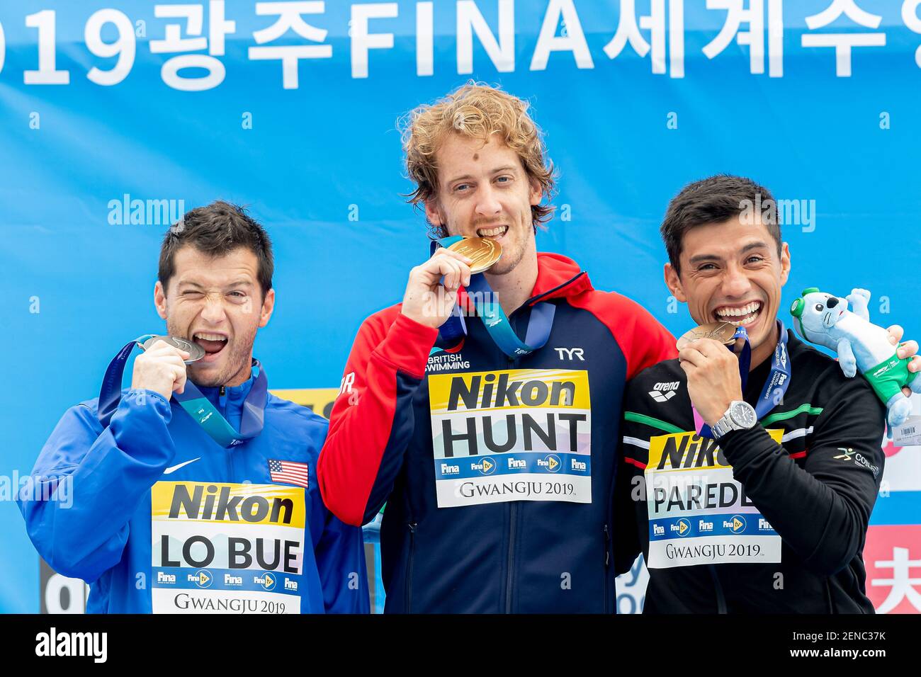 LO BUE Steve USA Silver medal, HUNT Gary GBR gold medal, PAREDES ...