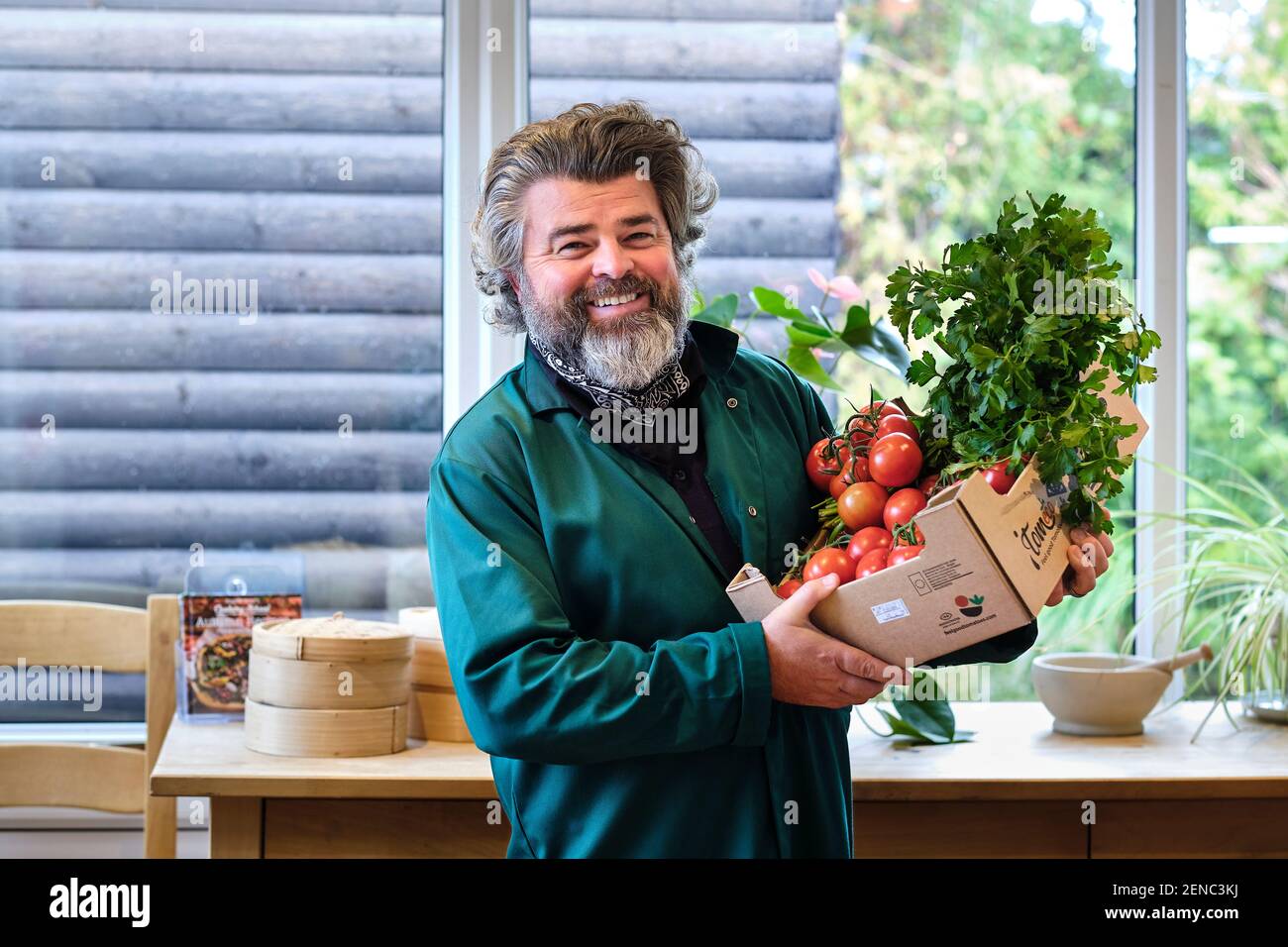 Fresh Summer Vegetable Delivery Stock Photo - Alamy