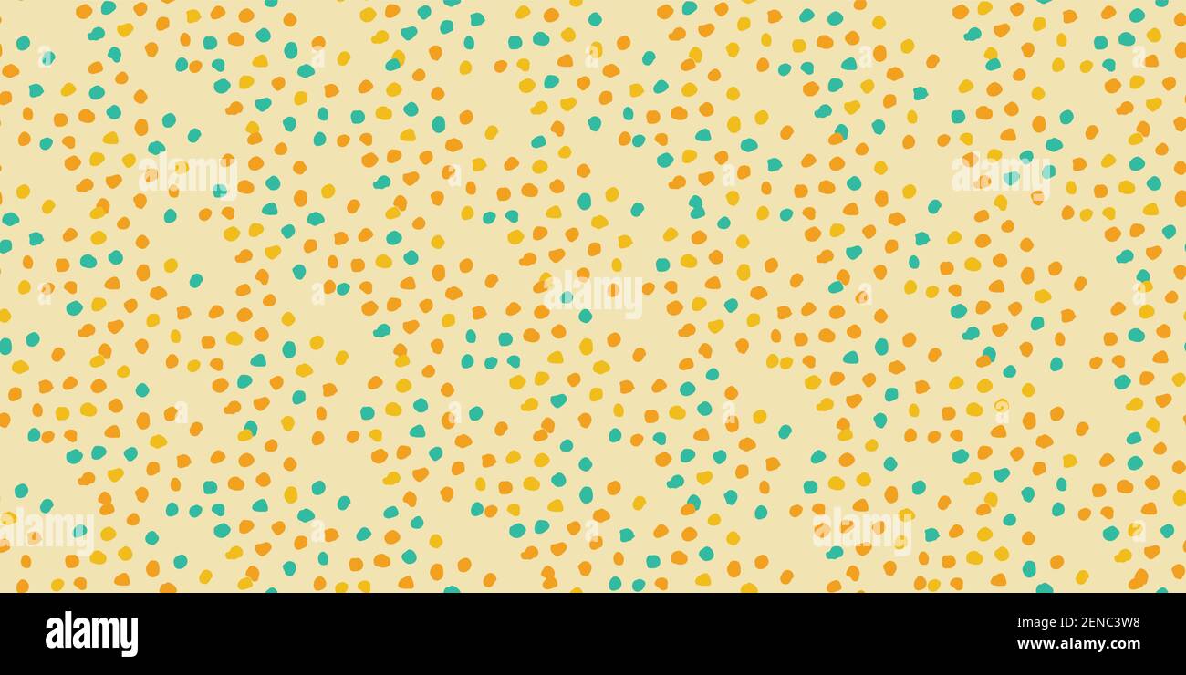 scattered hand drawn dots seamless vector pattern Stock Vector Image ...