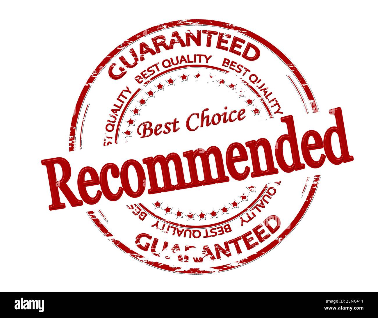 Rubber stamp with text best choice recommended inside, vector ...