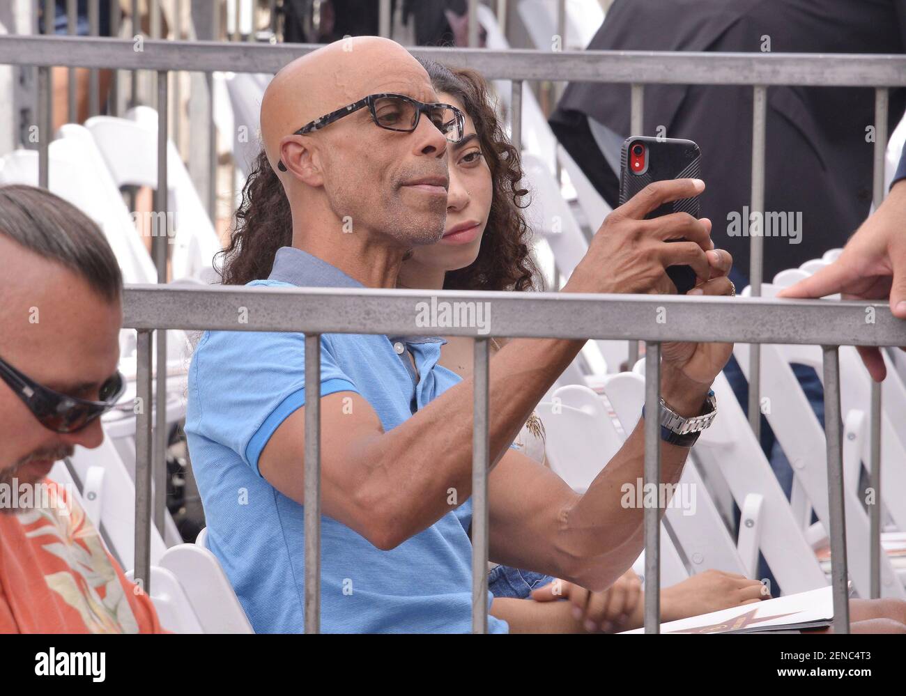 (L-R) The late Cameron Boyce's Father Victor Boyce and Sister Maya ...