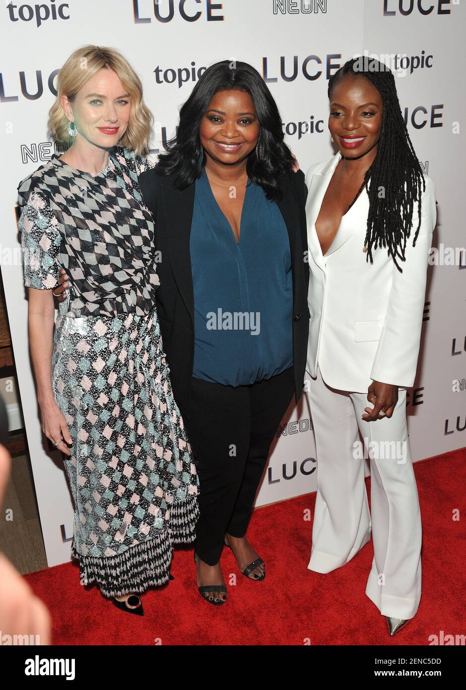 L-R: Actresses Naomi Watts, Octavia Spencer and Marsha Stephanie Blake ...