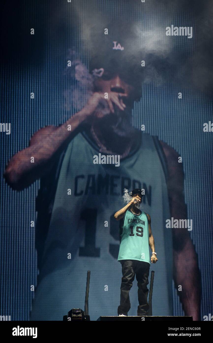 American rapper, Cameron Jibril Thomaz, known professionally as Wiz ...