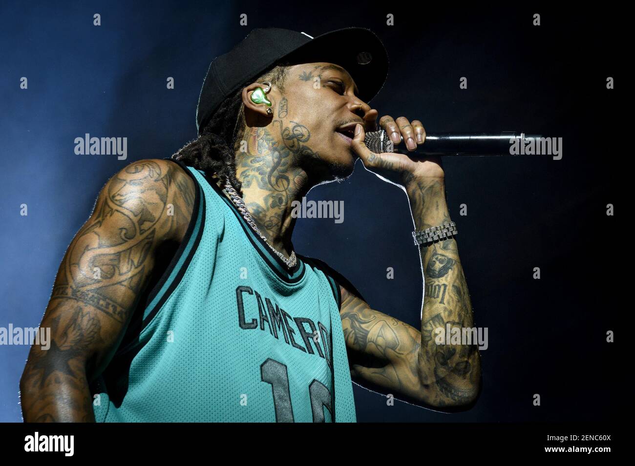 American rapper, Cameron Jibril Thomaz, known professionally as Wiz ...