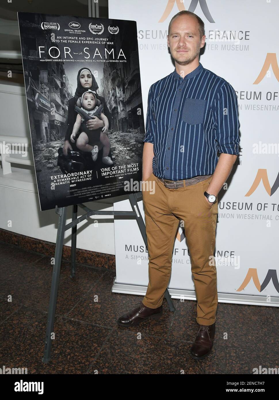 Director Edward Watts at the FOR SAMA Special Pre-Theatrical Screening ...