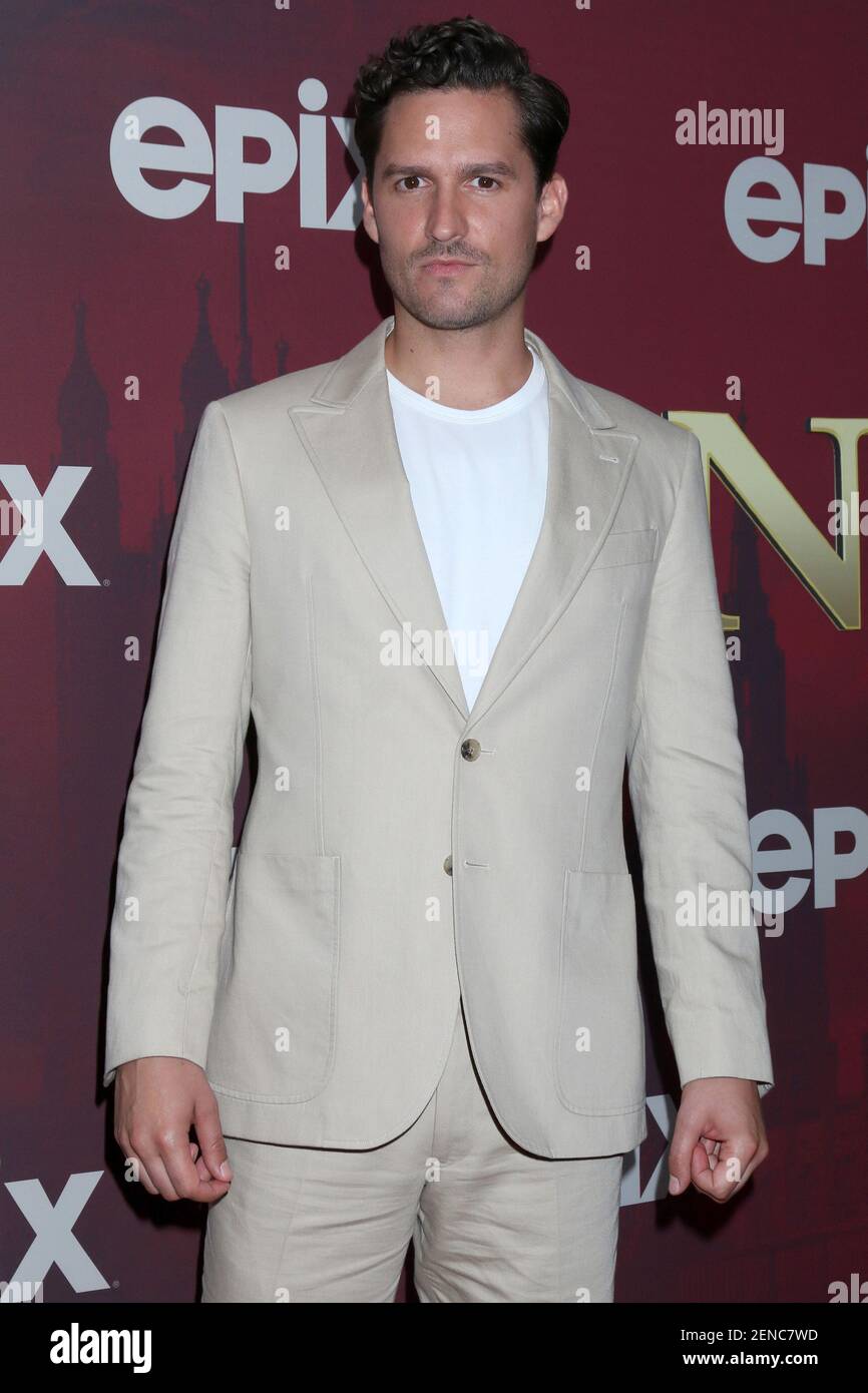 Ben Aldridge at the "Pennyworth" Premiere at the Harmony Gold Theater ...