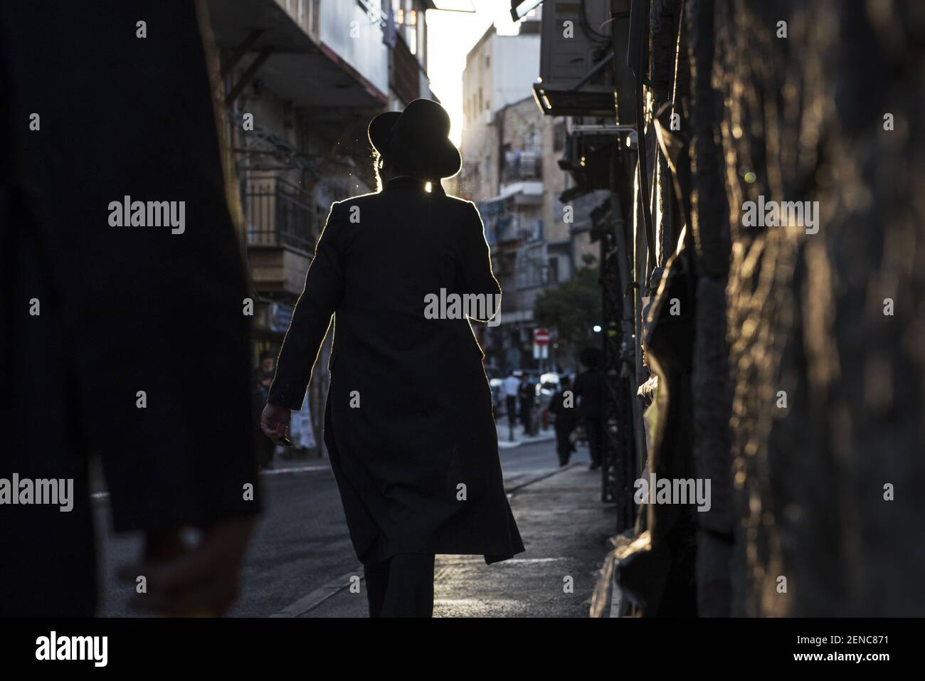 The daily life of Haredi Jews seen in Jerusalem, Israel on July 23 ...