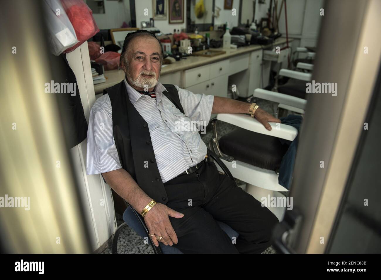 The daily life of Haredi Jews seen in Jerusalem, Israel on July 23 ...