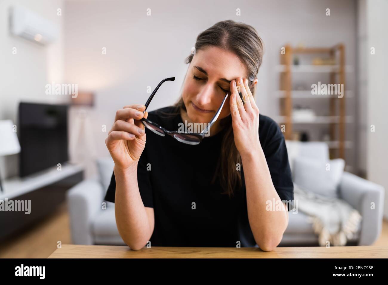 Sad bored woman hi-res stock photography and images - Alamy