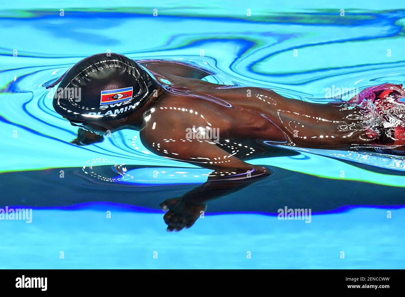 DLAMINI Simanga SWZ Swaziland Men's 100 Butterfly Gwangju South Korea ...
