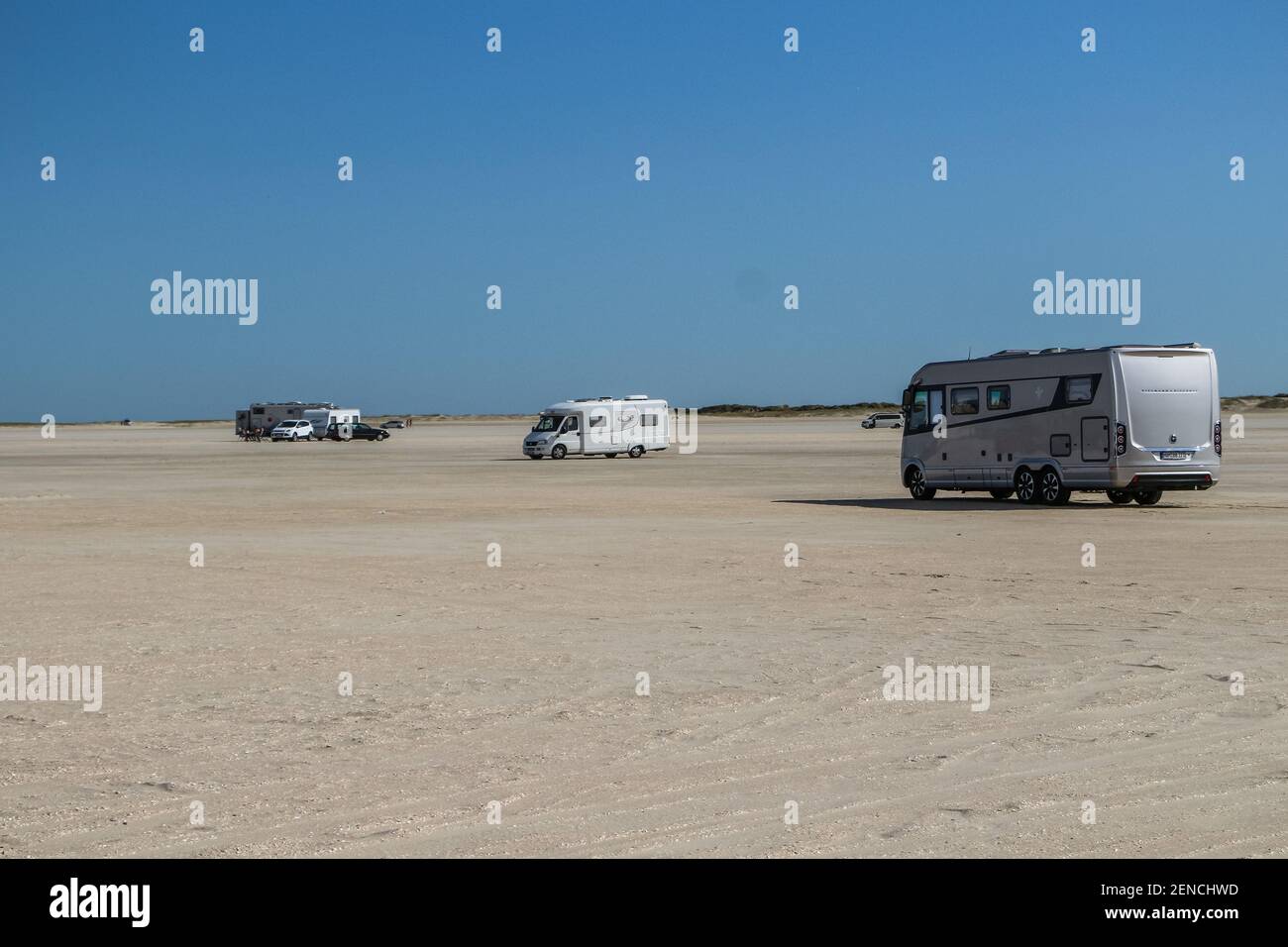 Romo Island, Denmark. 26th, July 2019 Campers, camper vans, RV's ...