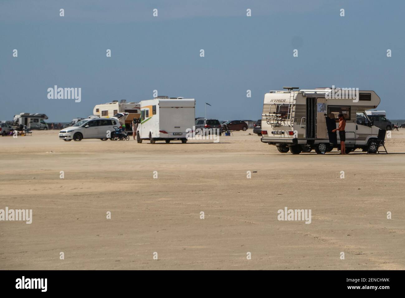 Romo Island, Denmark. 26th, July 2019 Campers, camper vans, RV's ...