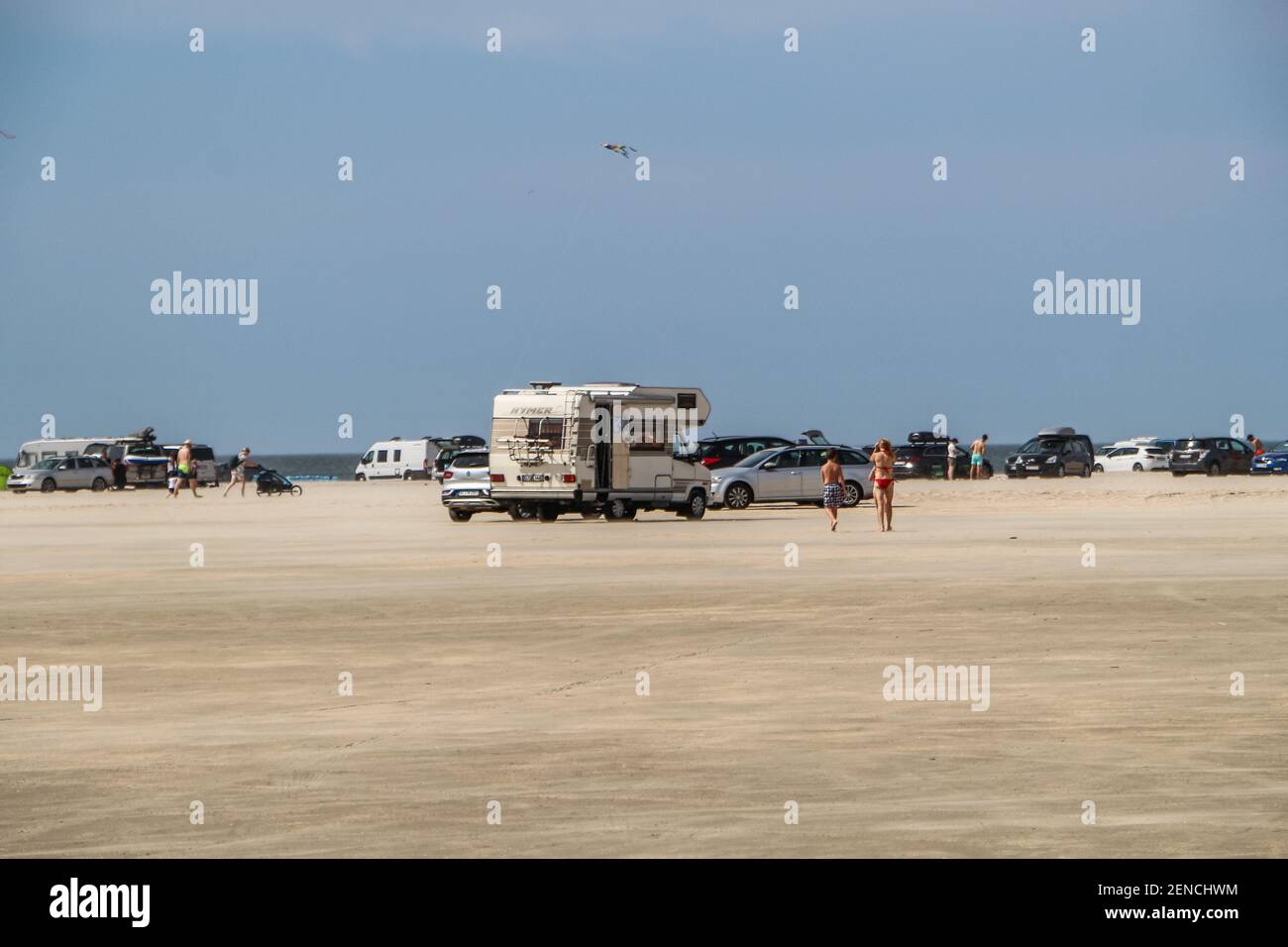 Romo Island, Denmark. 26th, July 2019 Campers, camper vans, RV's ...