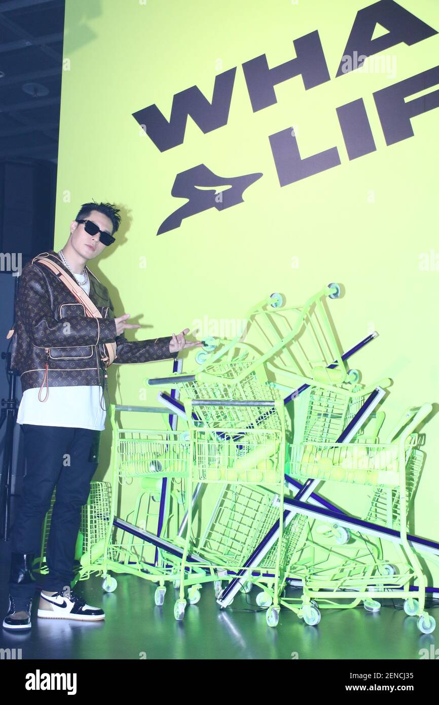 Taiwanese actor and singer Nick Chou attends a fan party for new EP ...